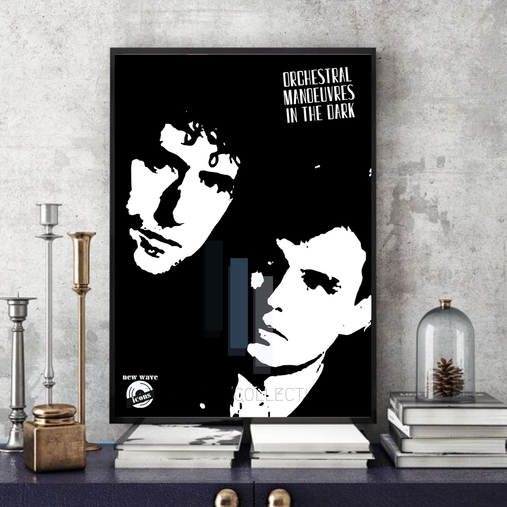 OMD / Orchestral Manoeuvres in the dark Minimalist poster Memorabilia ...